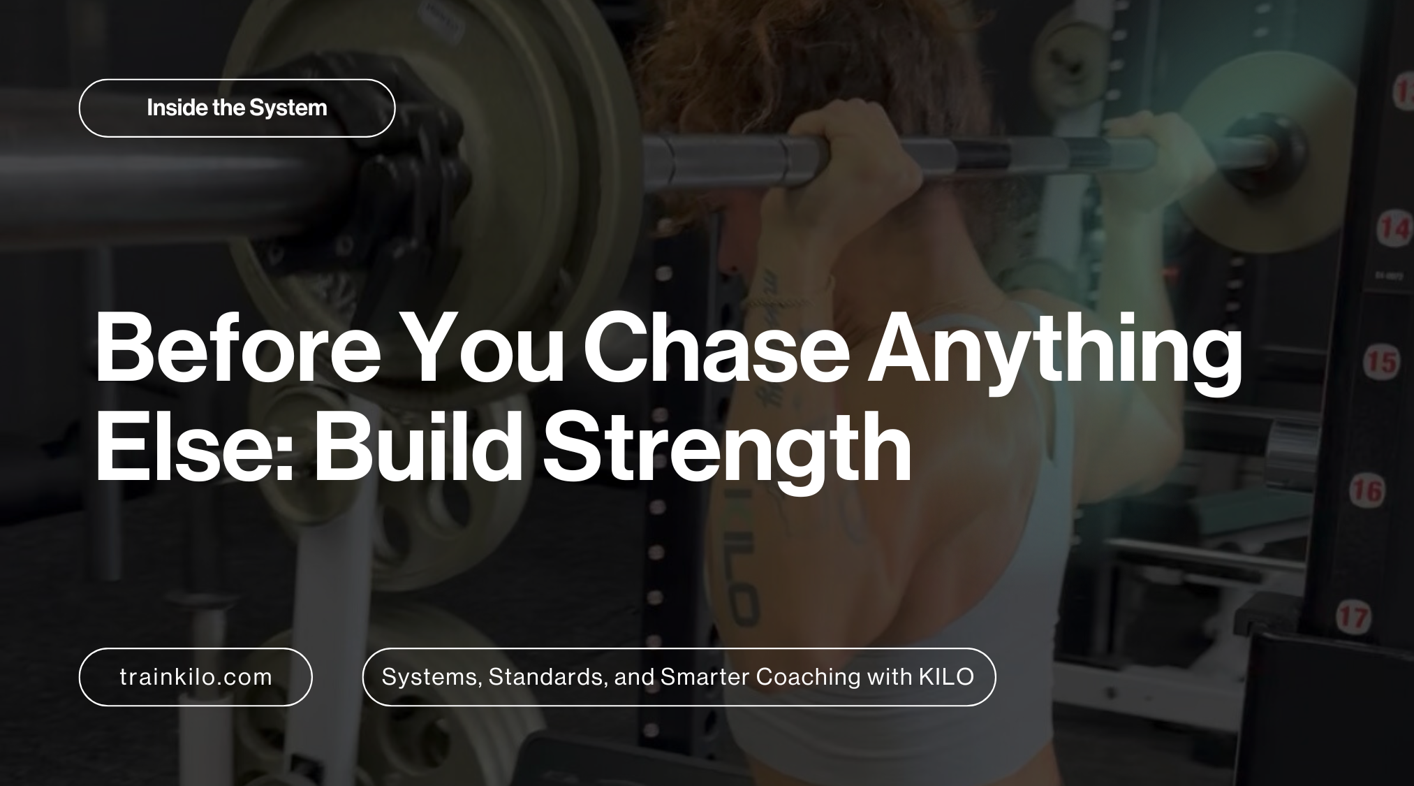 Why Strength Is King in Training and Performance – KILO Strength Society