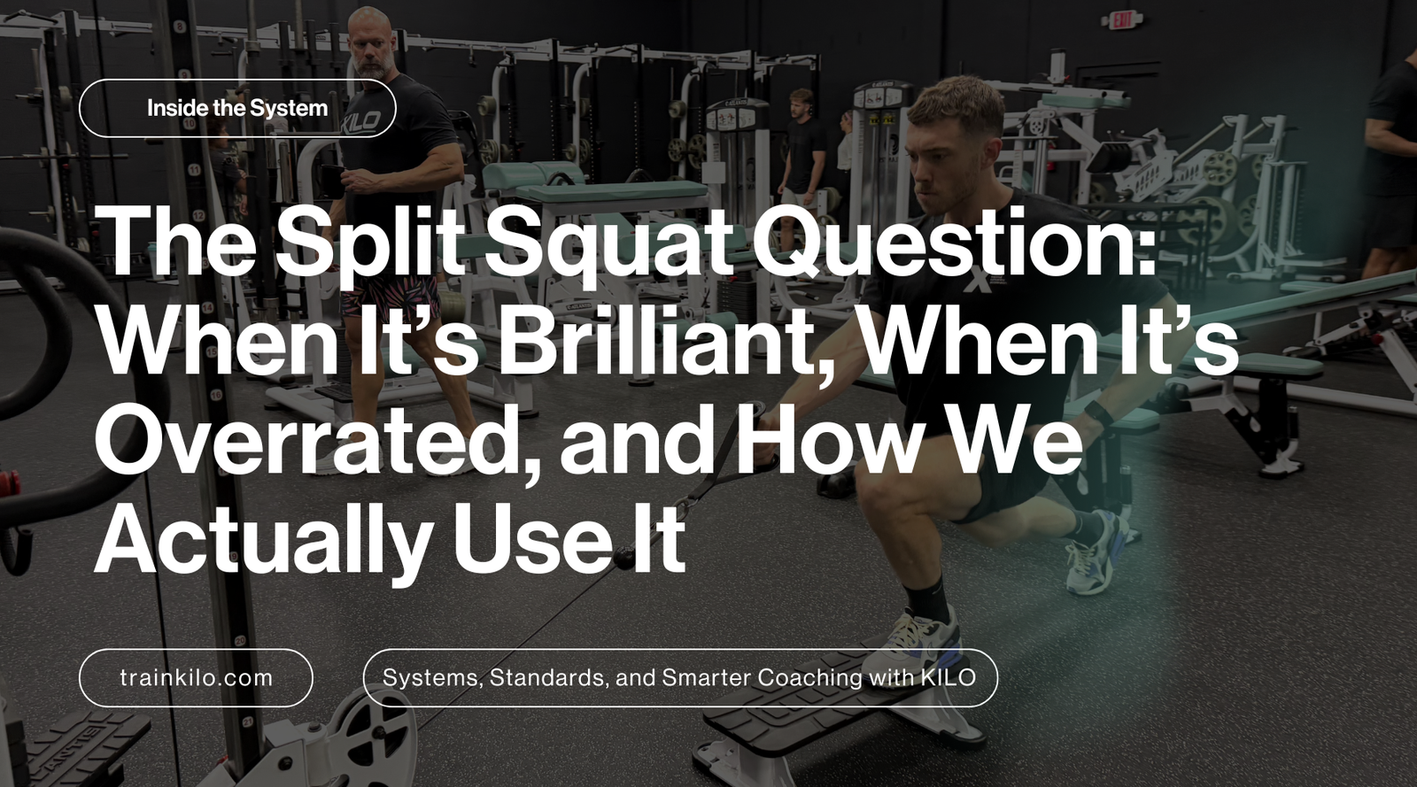 The Split Squat Question: How to Use It, When to Drop It, and What ...