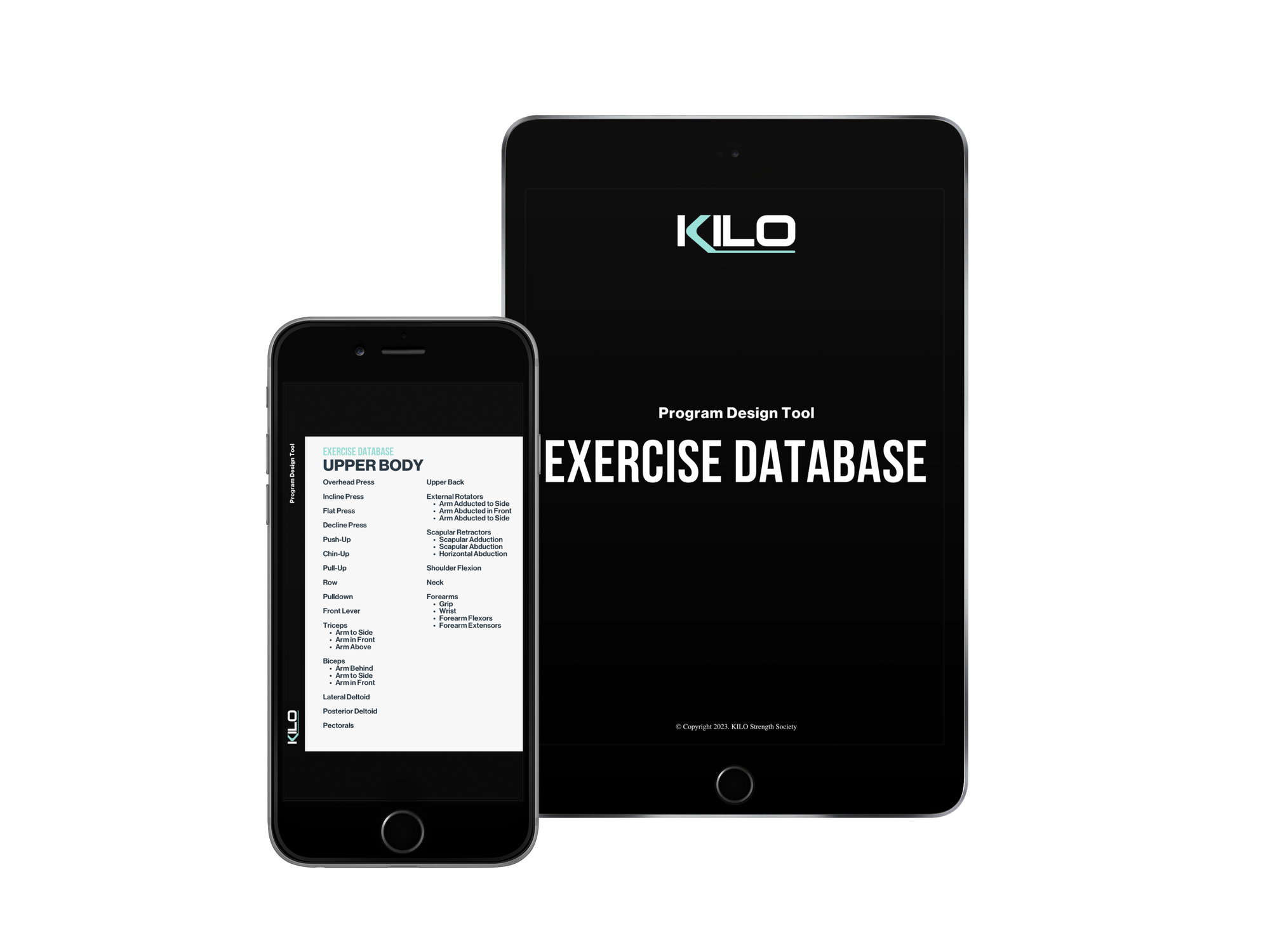 Exercise Database E-Book – KILO Education – KILO Strength Society